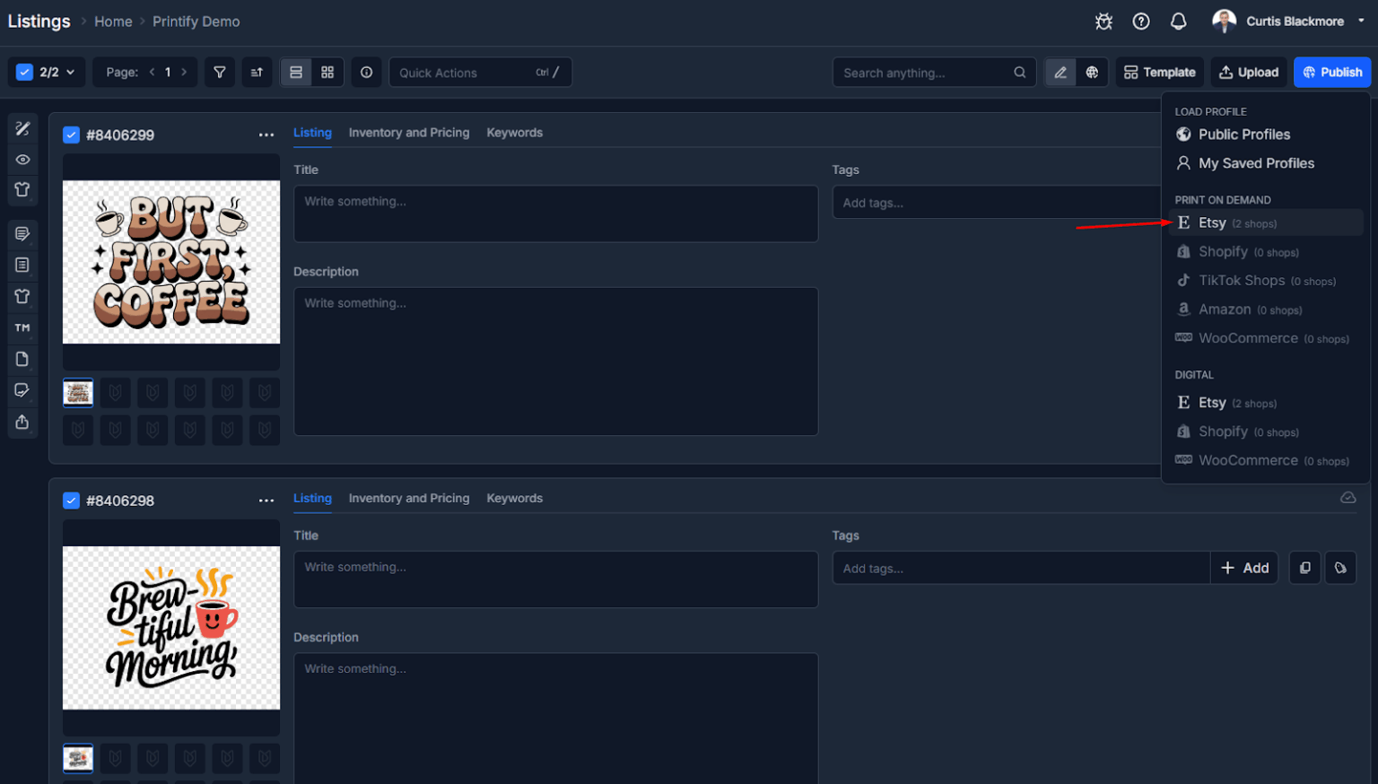 MyDesigns and Printify Integration Now Live - MyDesigns